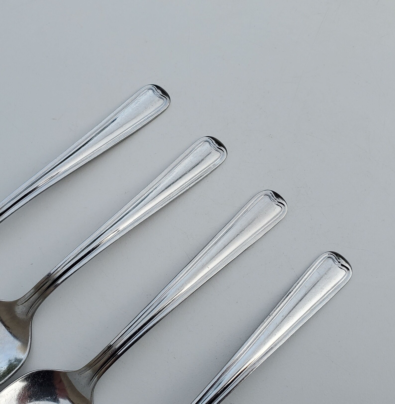 Oneida Northland Pacific Thor Pattern Stainless Set of 4 Teaspoons ...