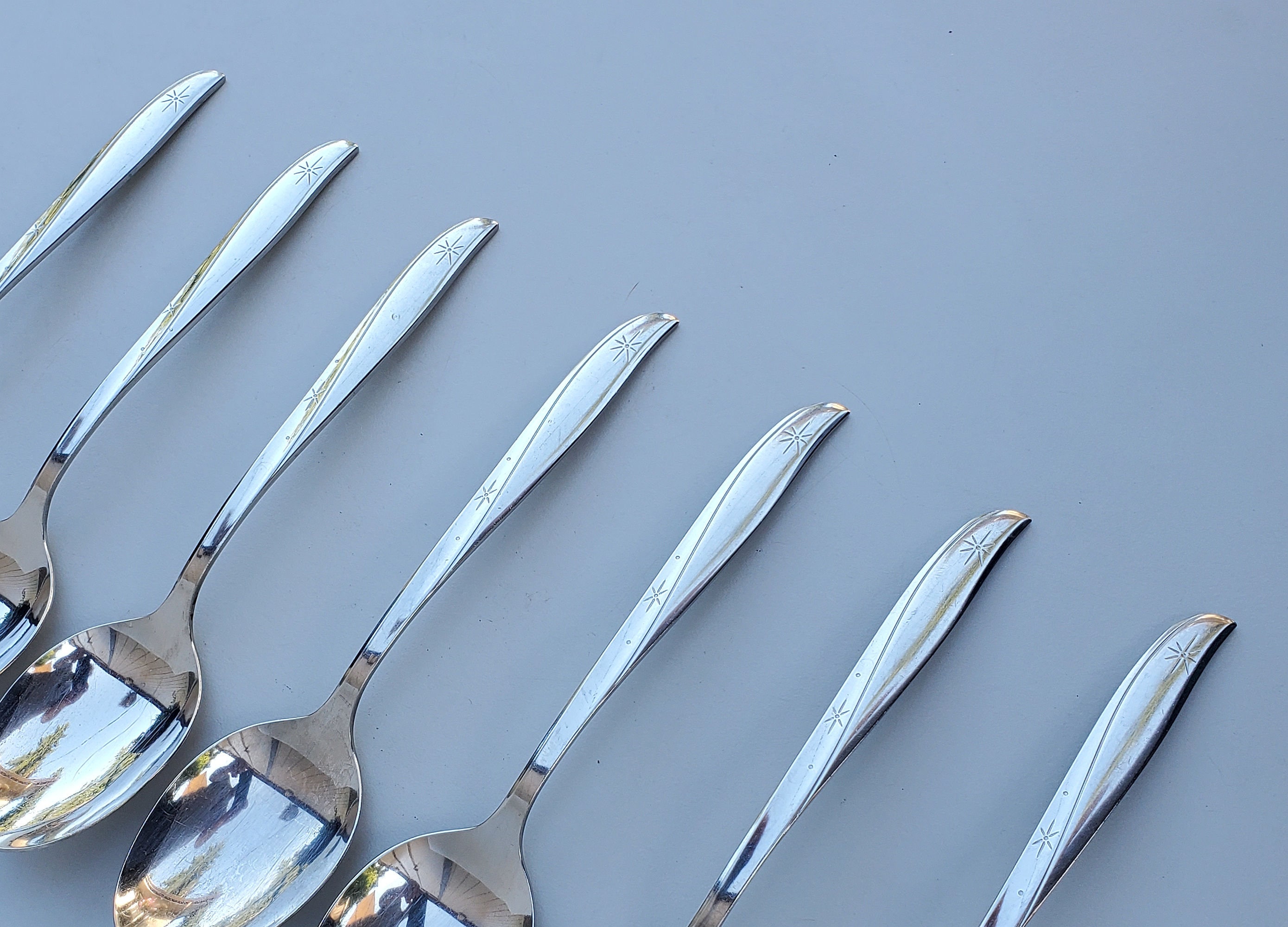 Oneida Community Stainless Twin Star Pattern Set of 7 Soup - Etsy