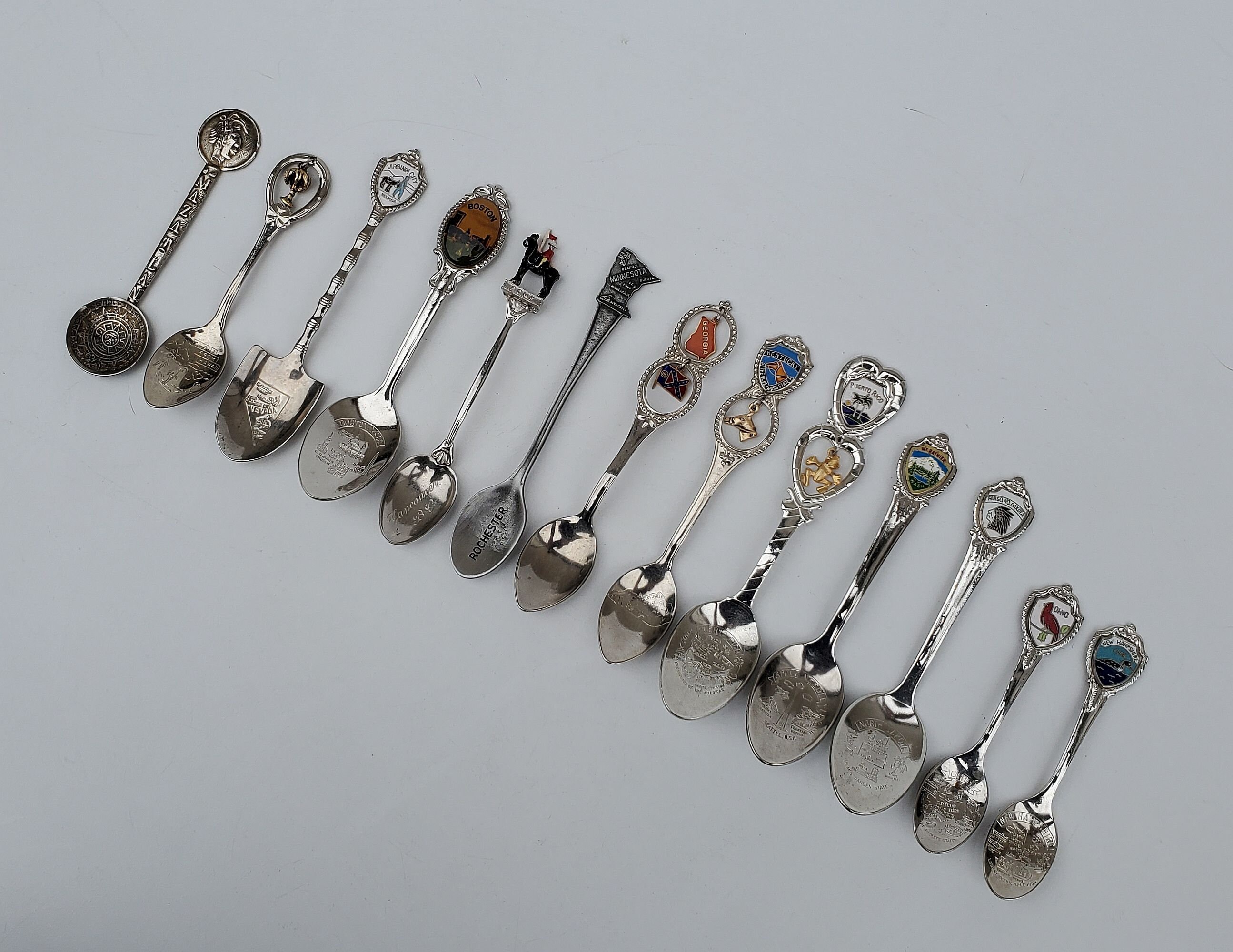 Set of 13 Collector Novelty Spoons Kentucky Georgia Minnesota - Etsy