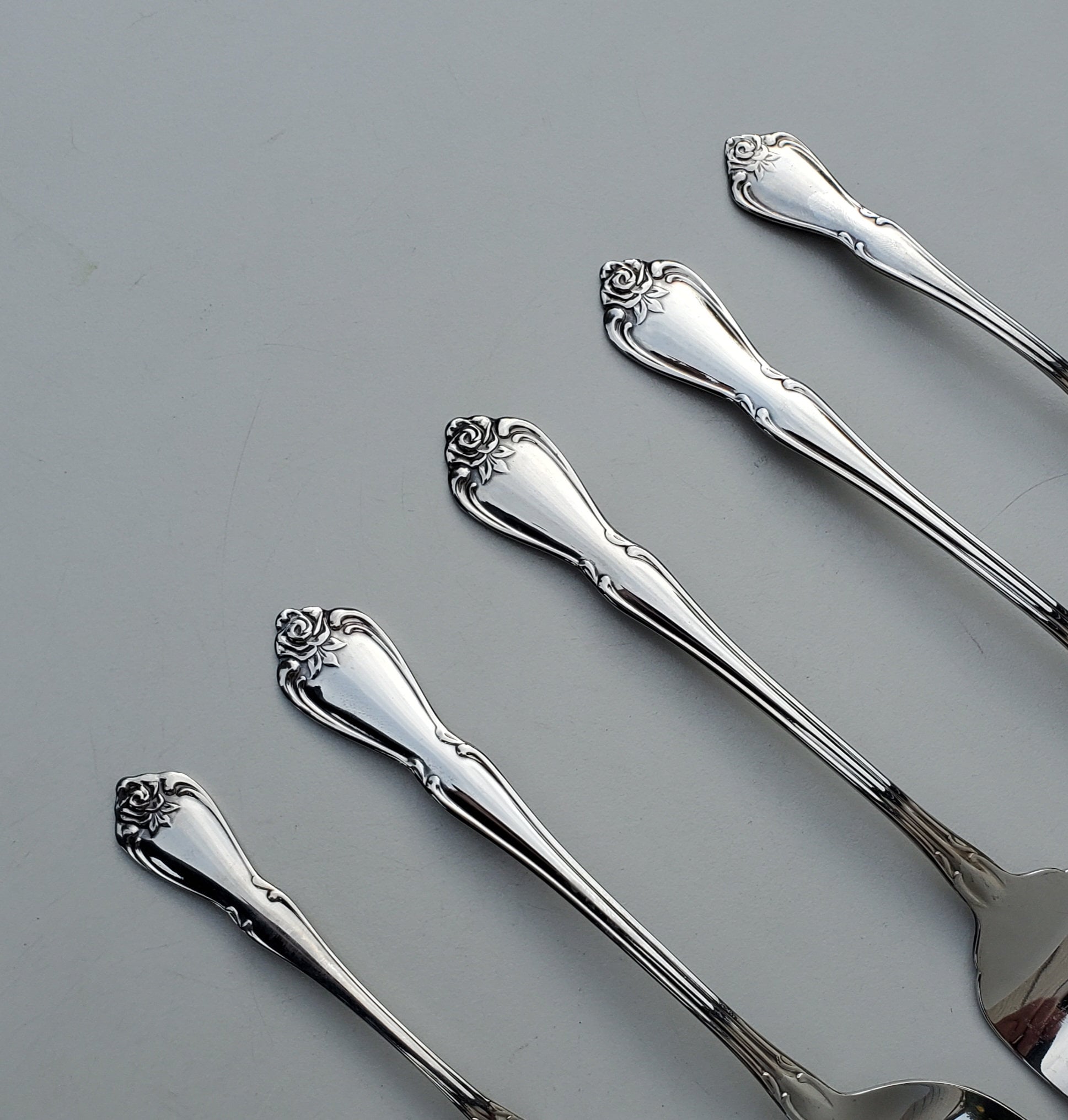 Oneida Ltd 1881 Wm Rogers Arbor Rose Pattern Set of 5 Serving Pieces ...