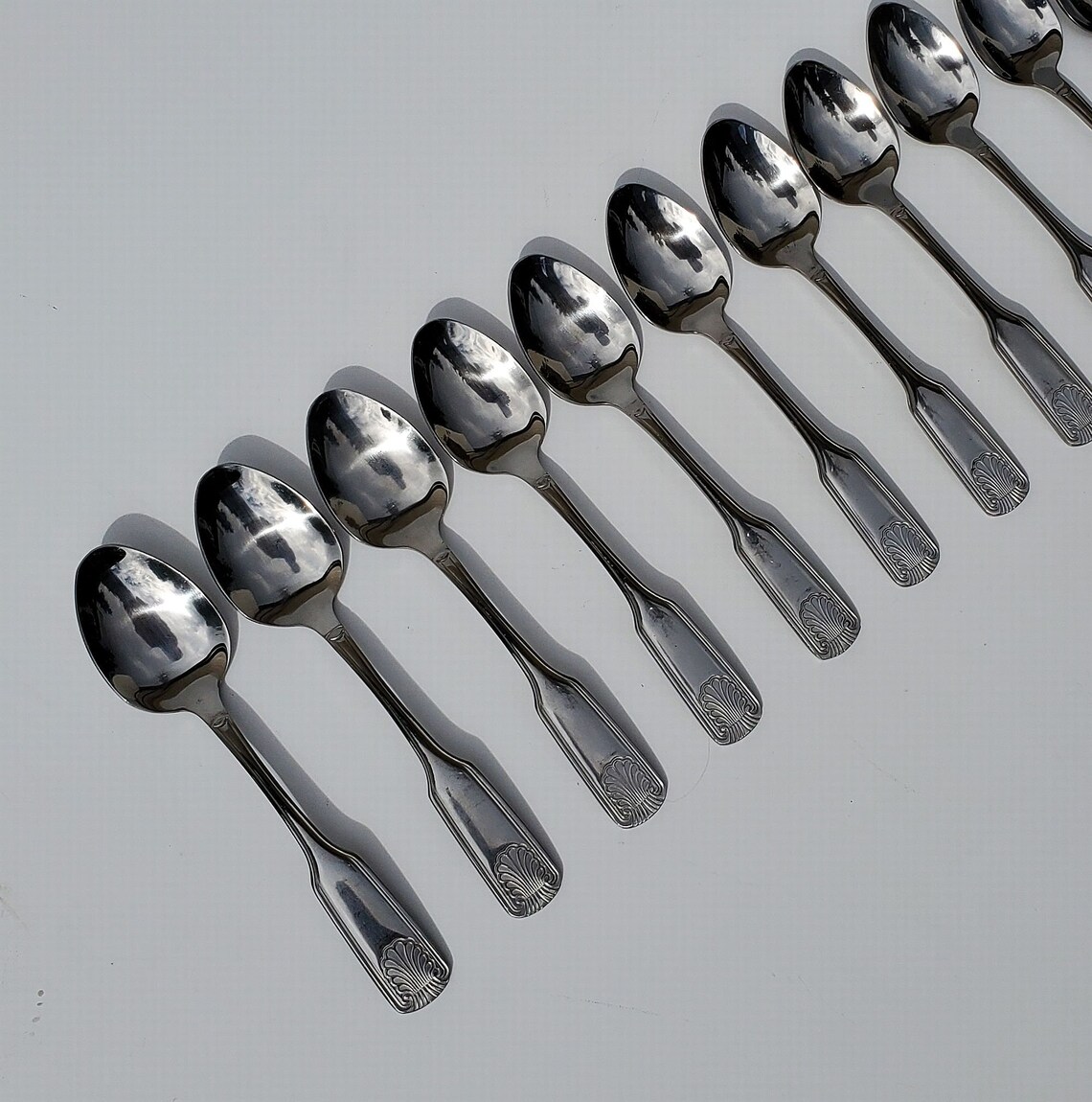 Restaurant Essentials Shell Design Soup Spoon Set 12 Soup - Etsy