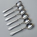 Yamazaki Stainless Mandolin Ice Pattern - Set of 6 Soup Spoons ...