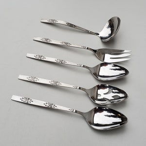 Oneida Profile Stainless Orlando Pattern - Set of 5 Serving Pieces ...