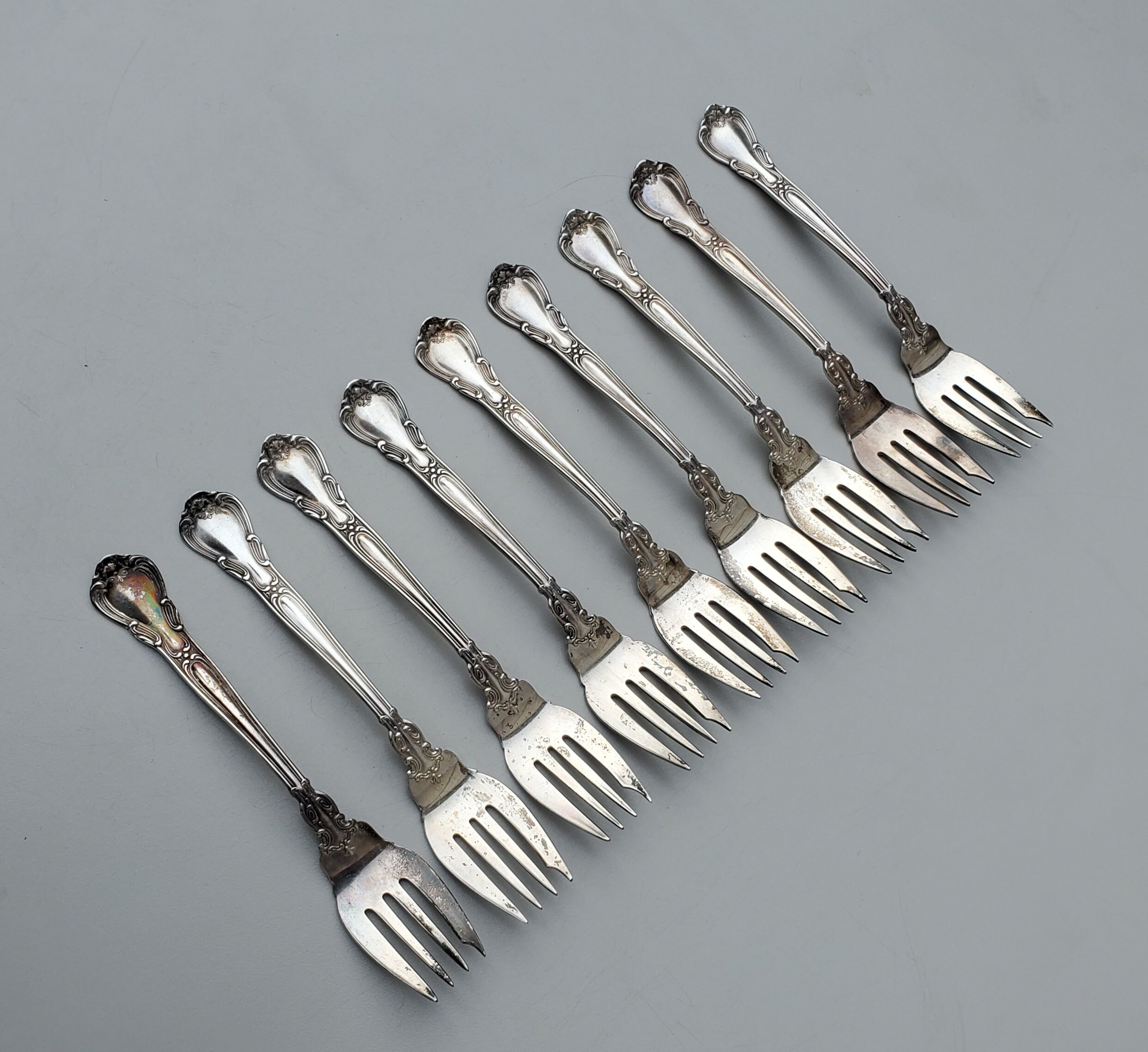 Gorham Sterling Chantilly Pattern Set of 9 Sterling Silver - Etsy