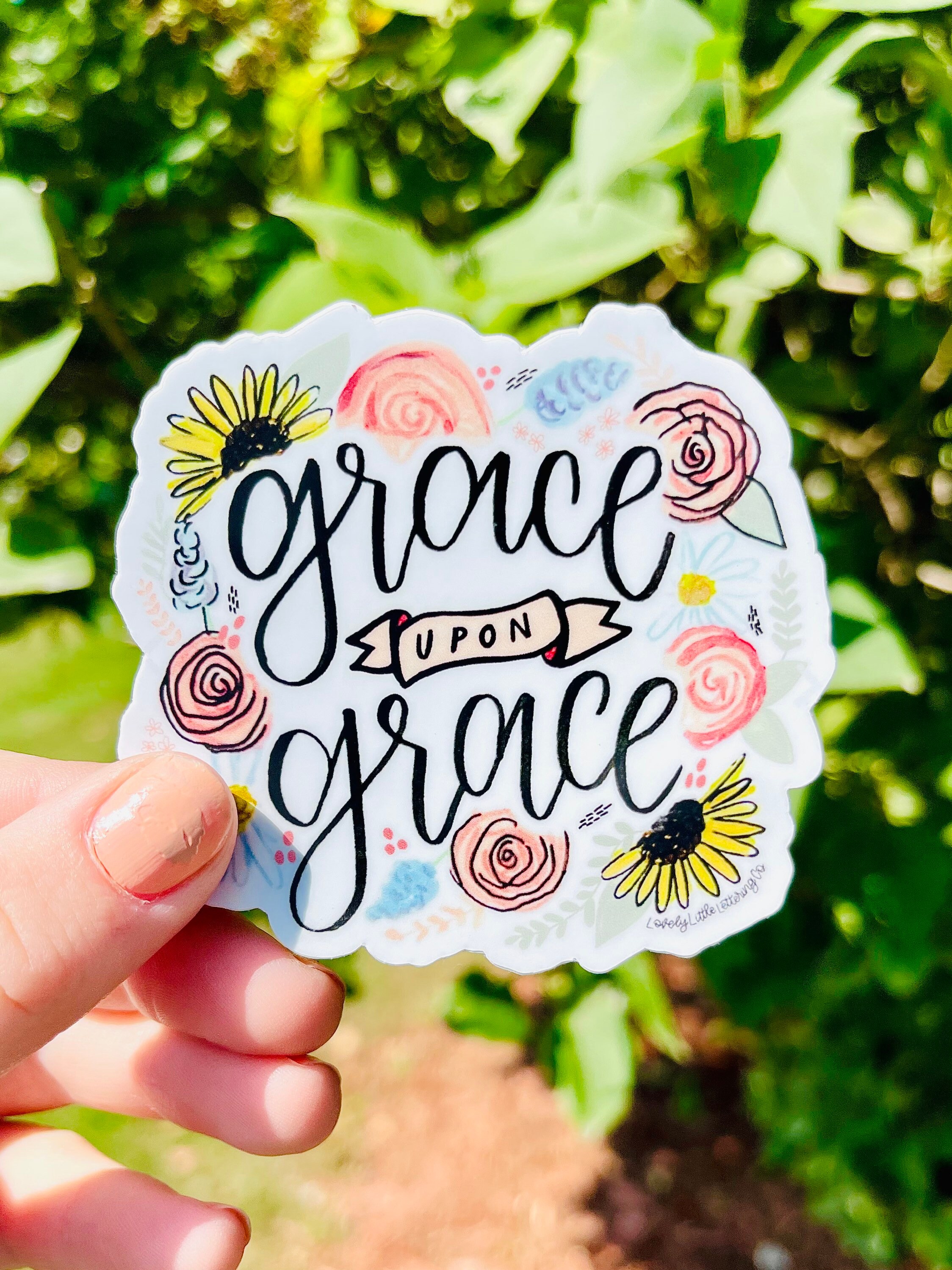 Grace Upon Grace Sticker - Etsy