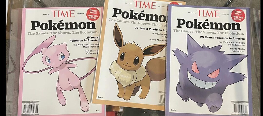 Pokemon Time Magazine Special Edition 25 Years in America All New 3 ...