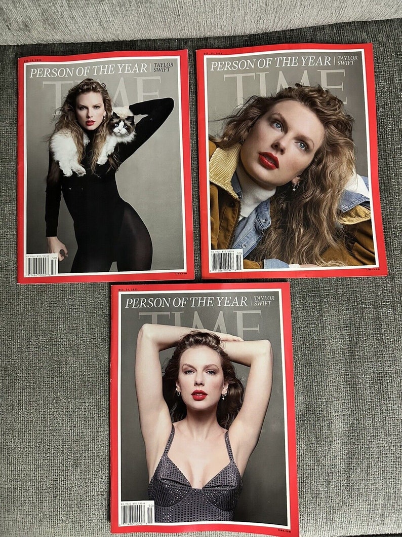 Taylor Swift 2023 Time Magazine Person of the Year All 3 Covers Ships Same Day - Etsy