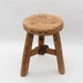 Small Round Chinese Antique Solid Elm Wood Stool - Etsy
