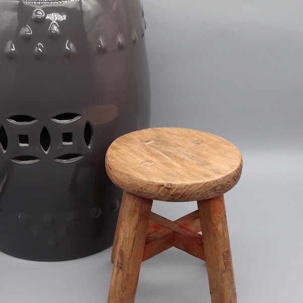 Antique Chinese Garden Stool - Etsy