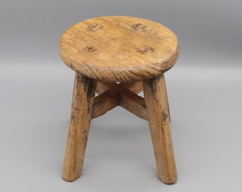 Chinese Very Old Antique Solid Wood Small Wooden Stool - Etsy UK