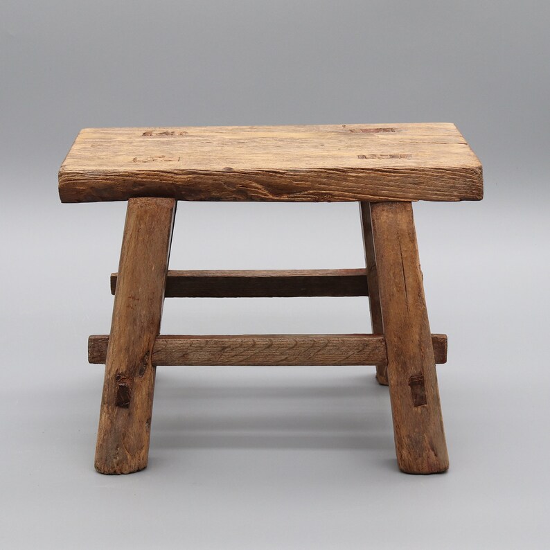 Antique Solid Wood Very Old Chinese Garden Stool Old & Small - Etsy