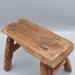 Chinese Small Wooden Stool Very Old Antique Solid Wood Stool - Etsy