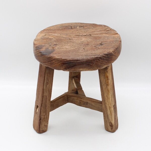 Small Antique Stool - Etsy