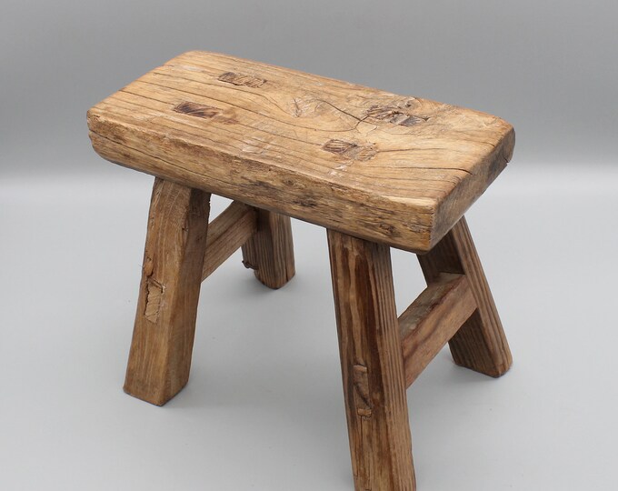Chinese Garden Stool Antique Stool Very Old Solid Wood Antique - Etsy