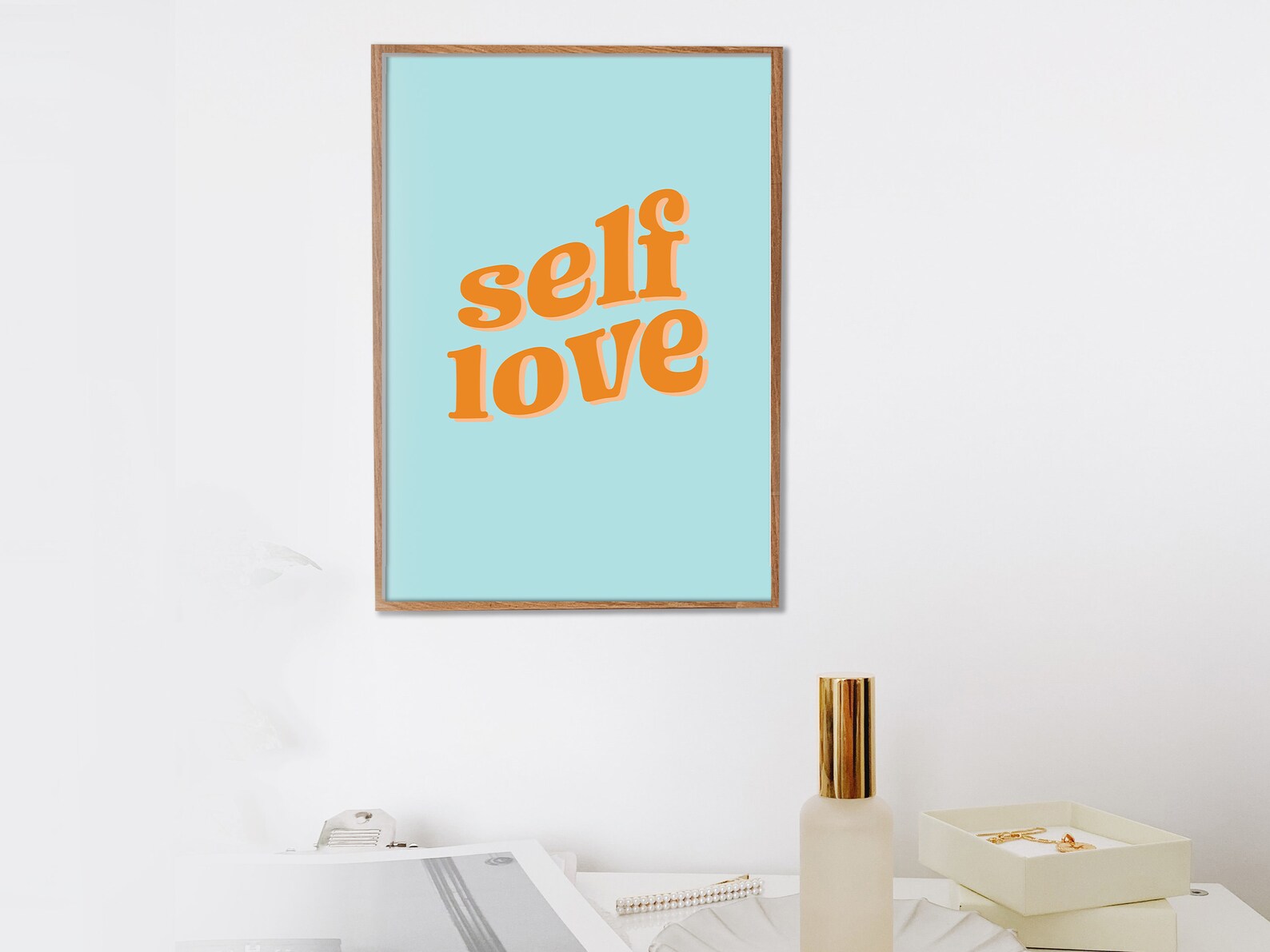 Self Love Typography ART PRINT With Inspirational Quote Art - Etsy