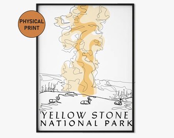 National Park Line Drawing - Etsy