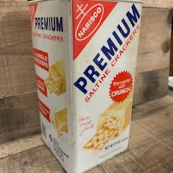 Vintage Cracker Tin - Etsy