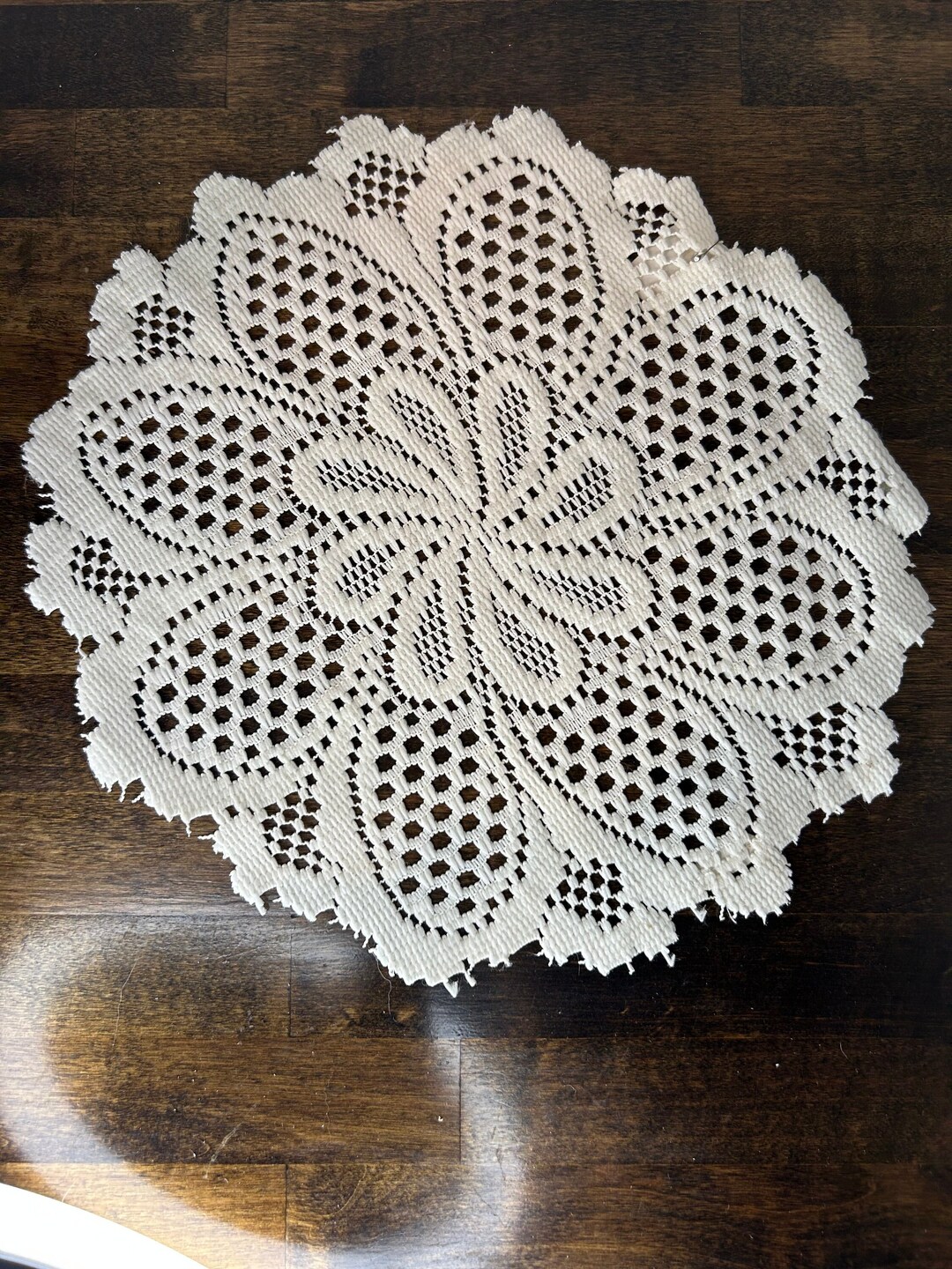Vintage Round Doily | 12 Inches - Etsy
