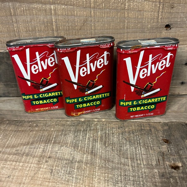 Velvet Tobacco Tin - Etsy