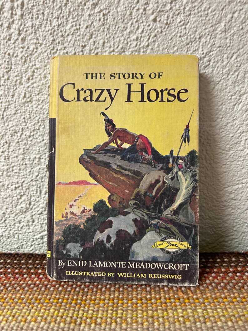 Vintage Copy of the Story of Crazy Horse - Etsy