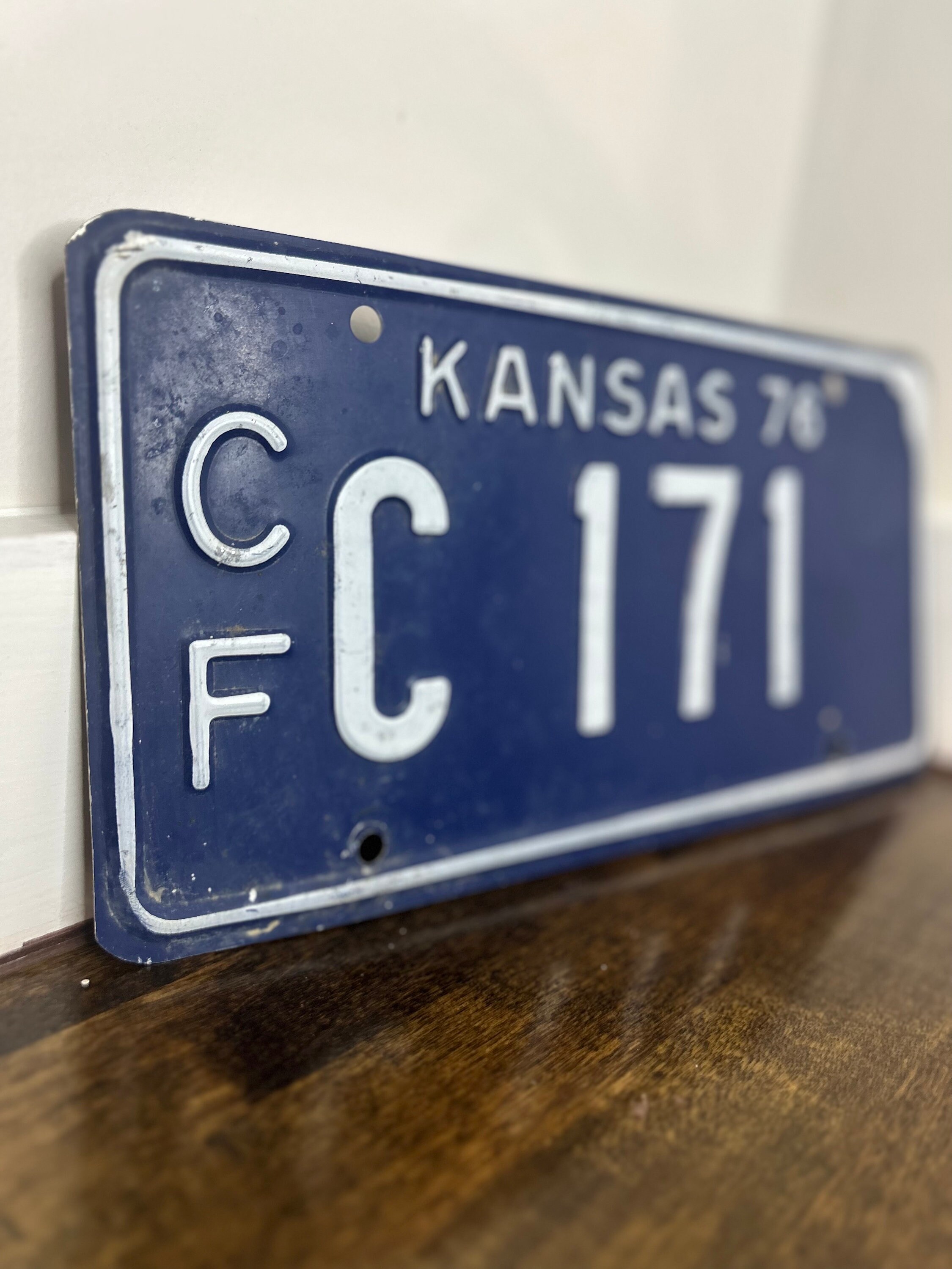 Vintage, Blue, 1976 Kansas License Plate | Coffey County - Etsy
