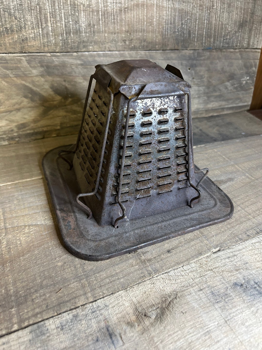Vintage Metal Stovetop Toaster - Etsy