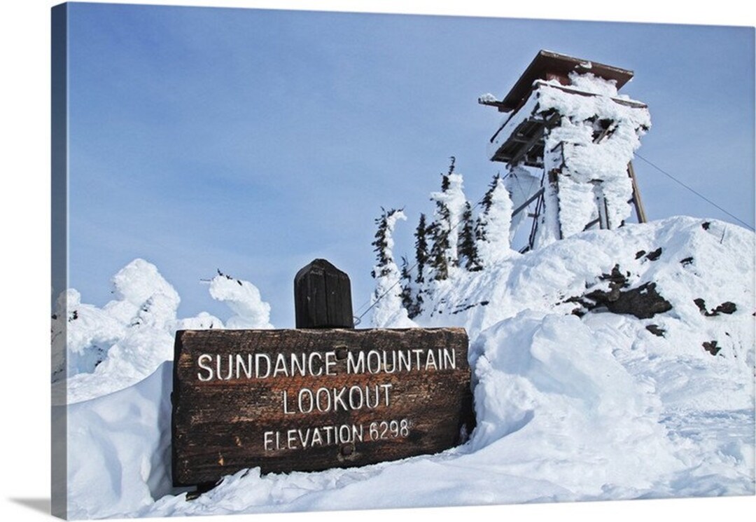Priest Lake Photography, Sundance Fire Lookout, Winter Landscape ...