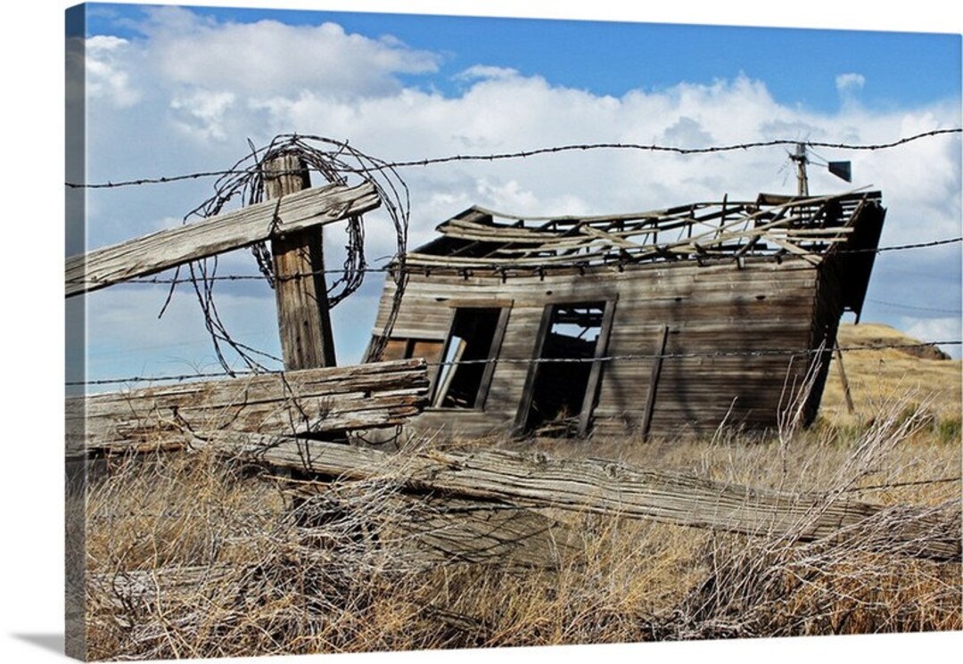Eastern Washington Landscapes Eltopia Homestead Split-rail Fence and ...