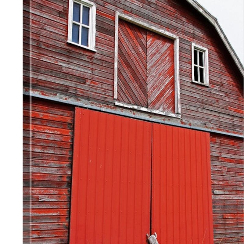 Red Barn Door - Etsy