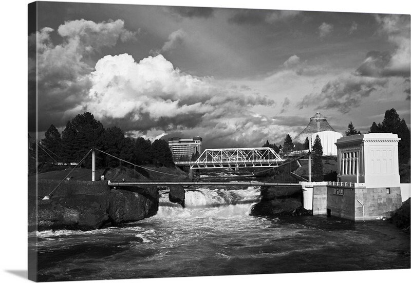 Riverfront Park Upper Spokane Falls Washington Washington Water Power ...