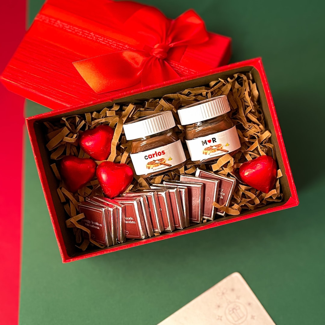 Sweet Love Personalized Chocolate Gift Box for Couples, Romantic Gifts ...