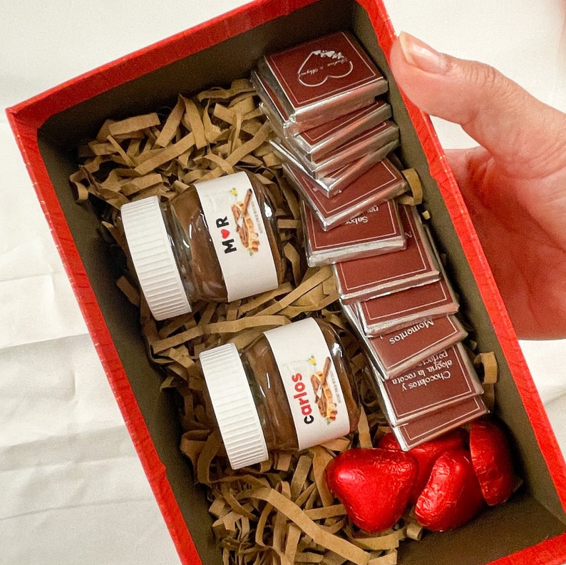 Sweet Love Personalized Chocolate Gift Box for Couples, Romantic Gifts ...