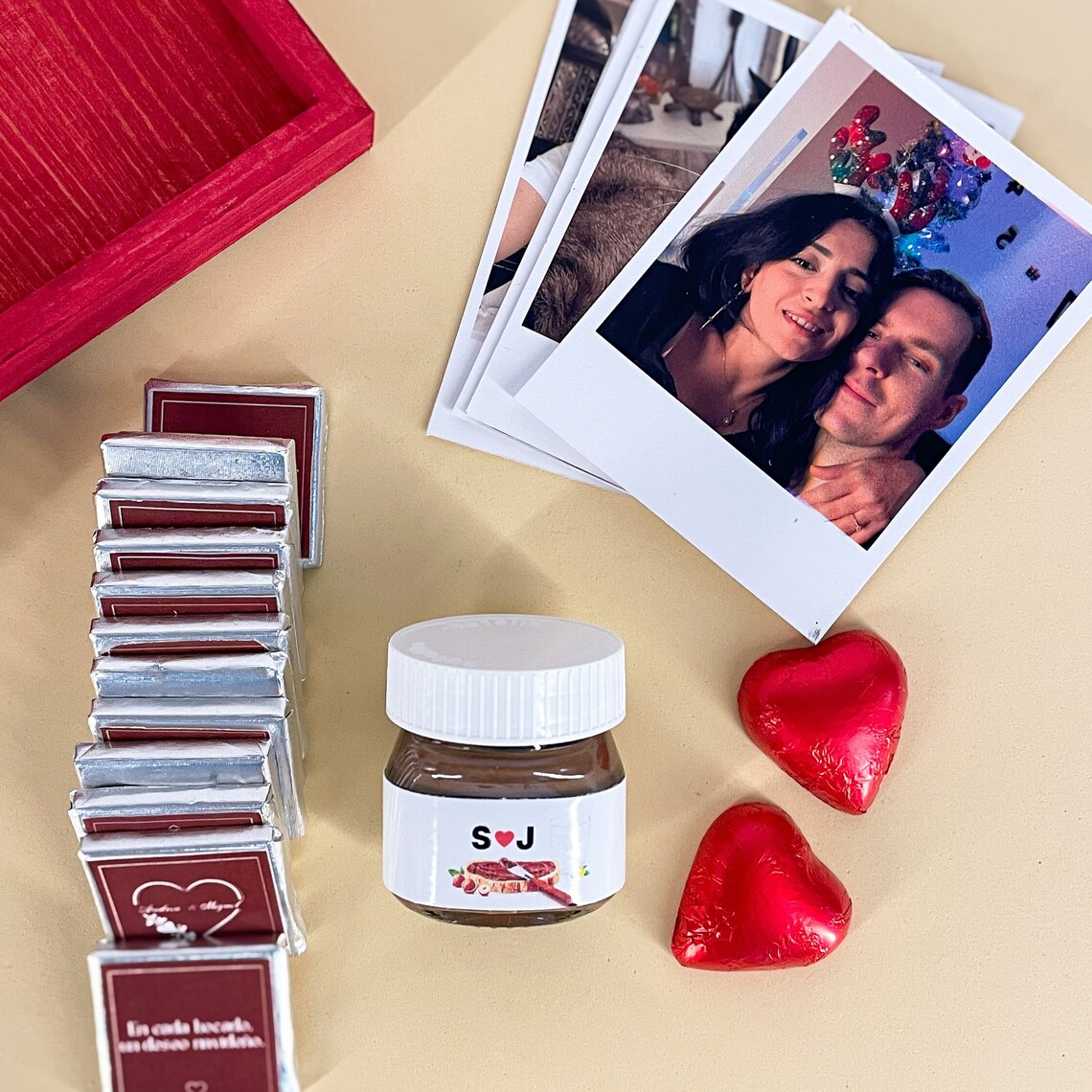 Personalized Nutella Chocolate With Messages, Polaroid Photo, Custom ...