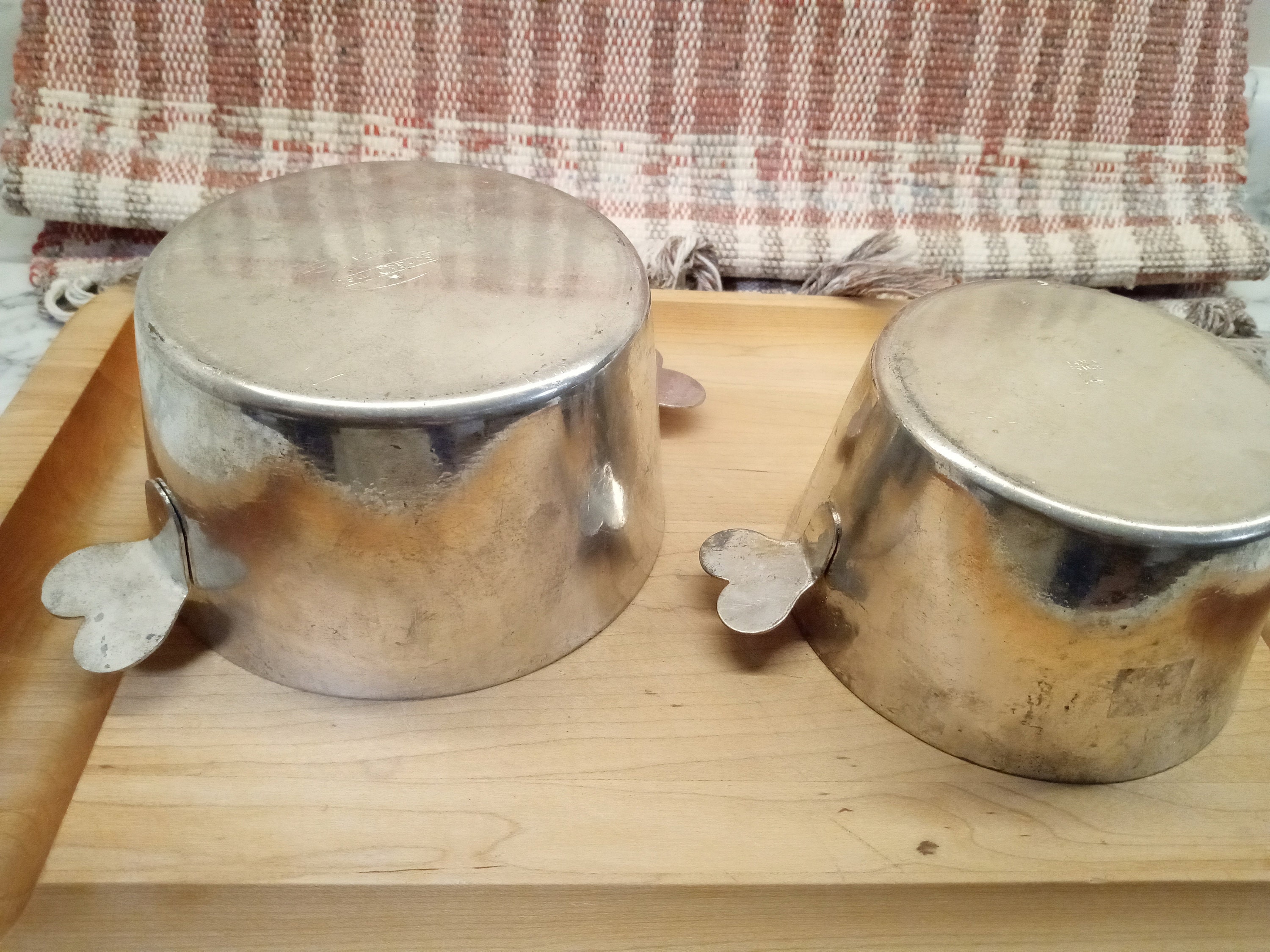 Dean & Deluca Charlotte Cake Pans, Set of 2 Heavy Duty Stainless Steel ...