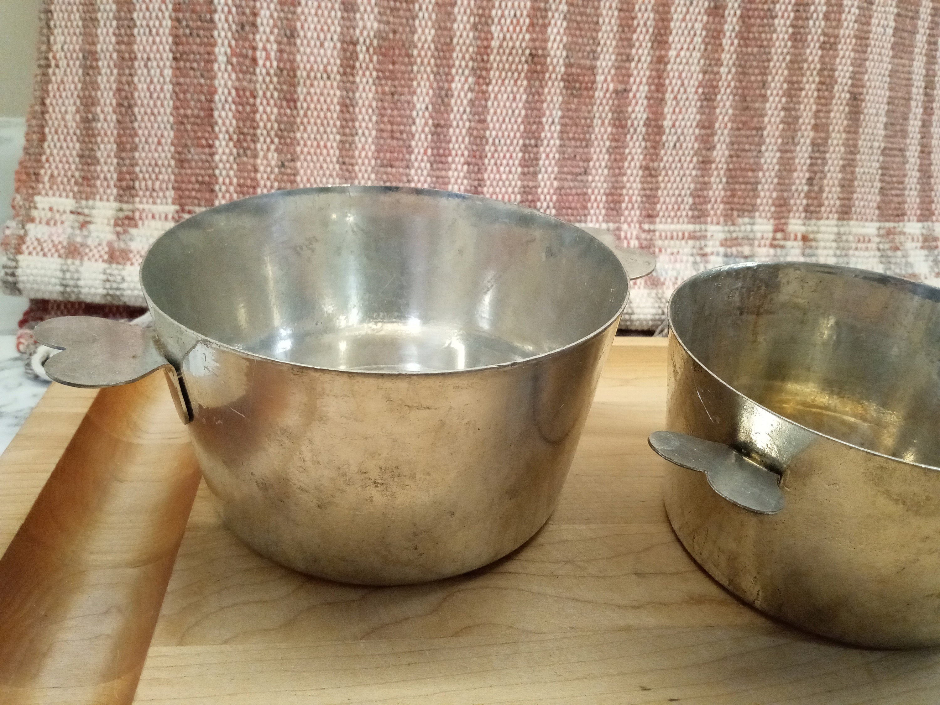 Dean & Deluca Charlotte Cake Pans, Set of 2 Heavy Duty Stainless Steel ...