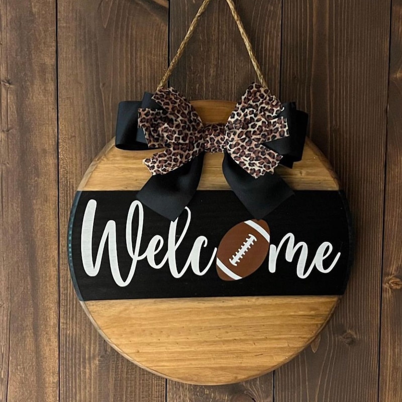 Football Welcome Sign - Etsy