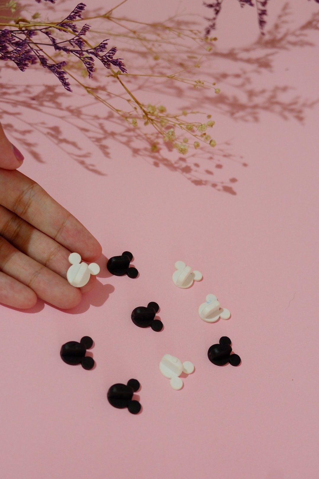 Mickey Mouse Rubber Pin Back - Etsy