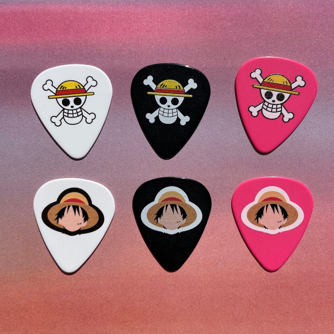 Luffy - One Piece Guitar Pick - Etsy UK