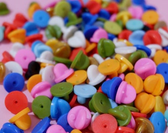 Pack of 10,20,40, 60, 80 or 100pcs,transparent Purplish Red Heart ...