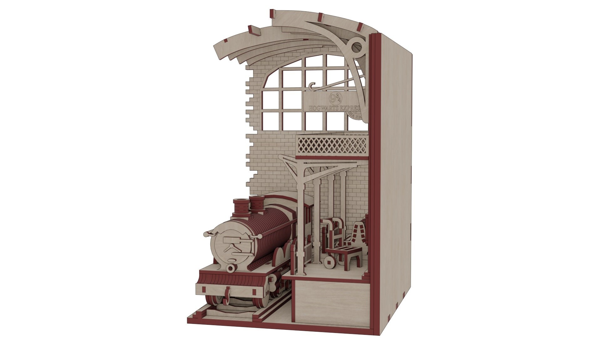 Book Nook SVG Book Nook Files Laser File Book Nook File - Etsy UK