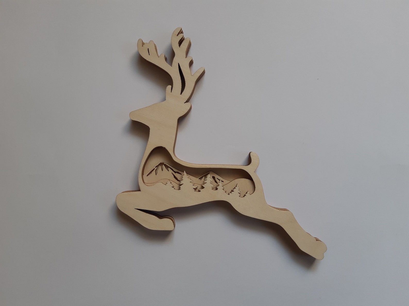 Deer Laser Cut Files Svg Home Decor Svg Cdr Laser Cut - Etsy