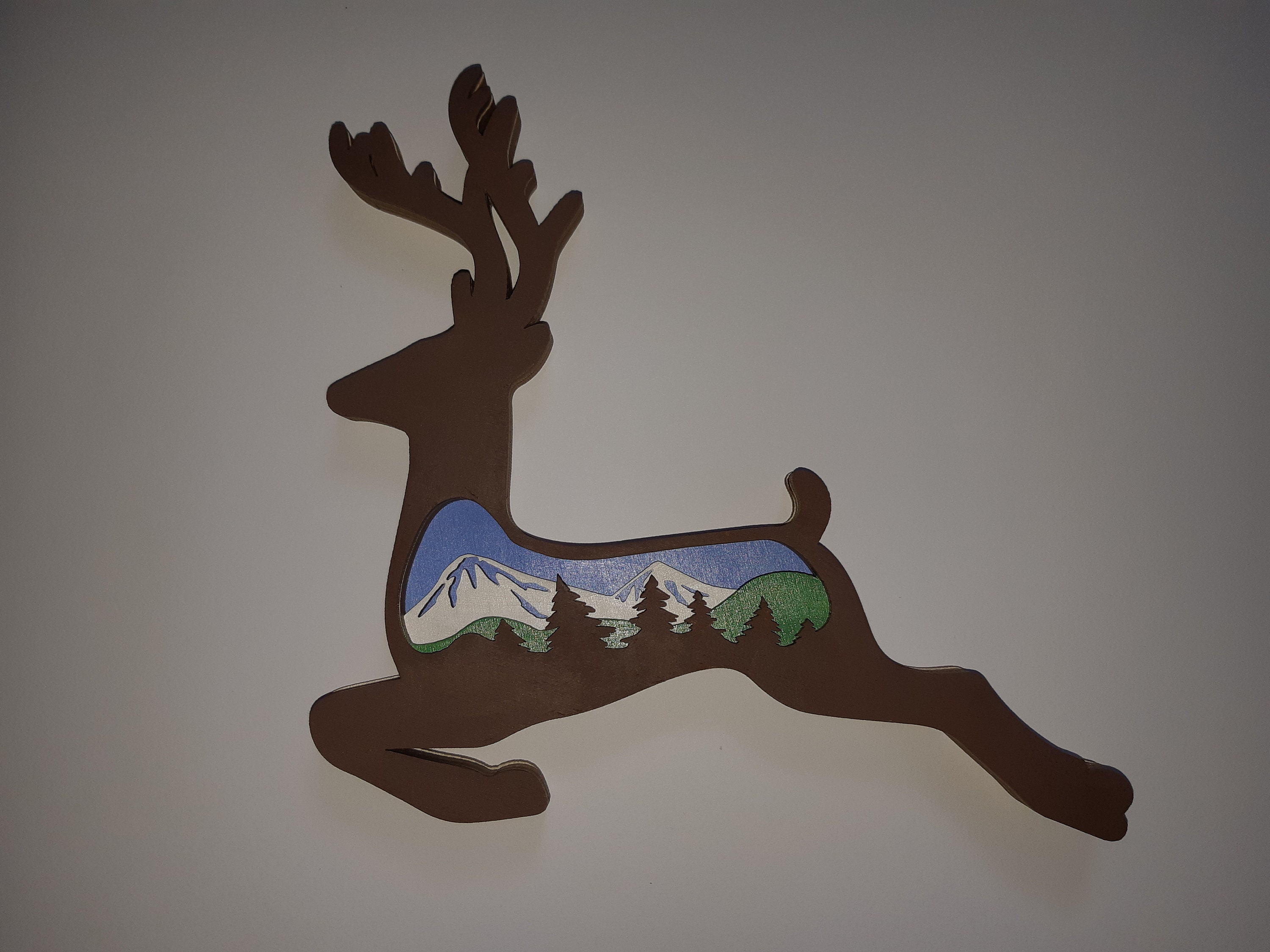 Deer Laser Cut Files Svg Home Decor Svg Cdr Laser Cut - Etsy