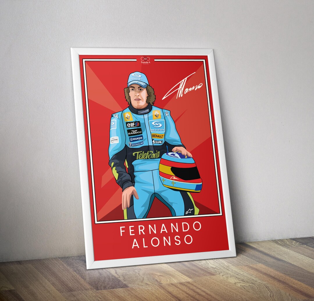 Fernando Alonso I Poster Formula 1 Poster - Etsy