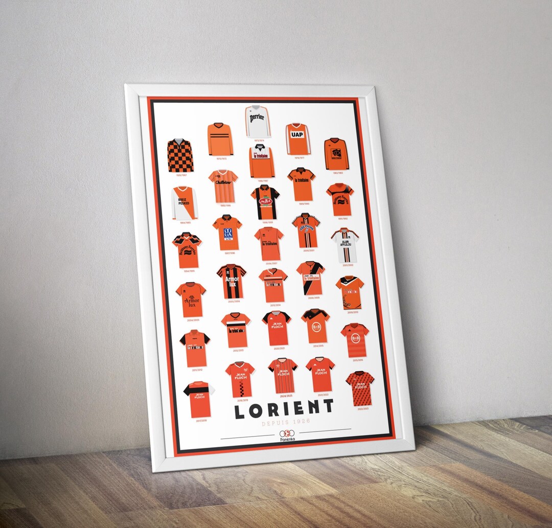 Lorient 2024 2025 Poster I FC Lorient Jerseys - Etsy
