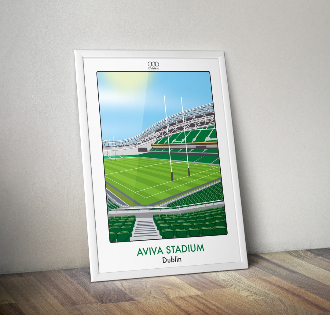Poster AVIVA STADIUM Dublin I Ireland I Rugby I Stadium - Etsy