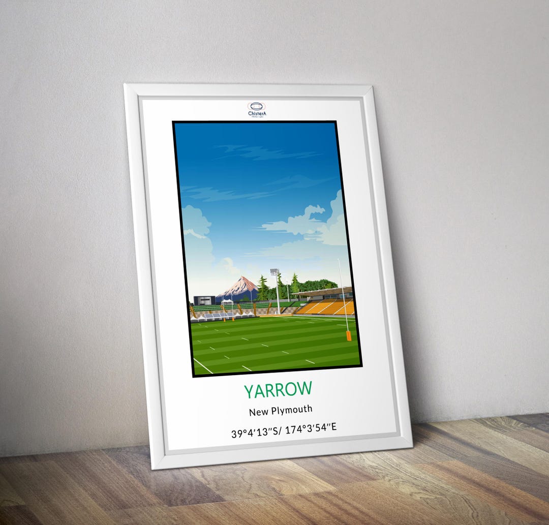 Yarrow Stadium New Zealand Poster I Rugby Poster - Etsy