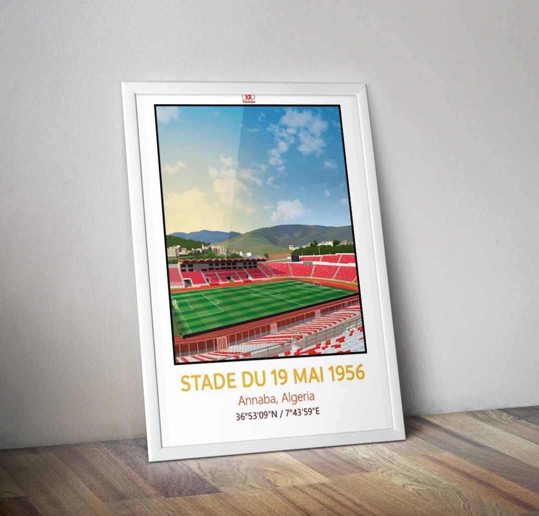 Stadionplakat 19. Mai 1956 I Algerien-Stadionplakat I ...