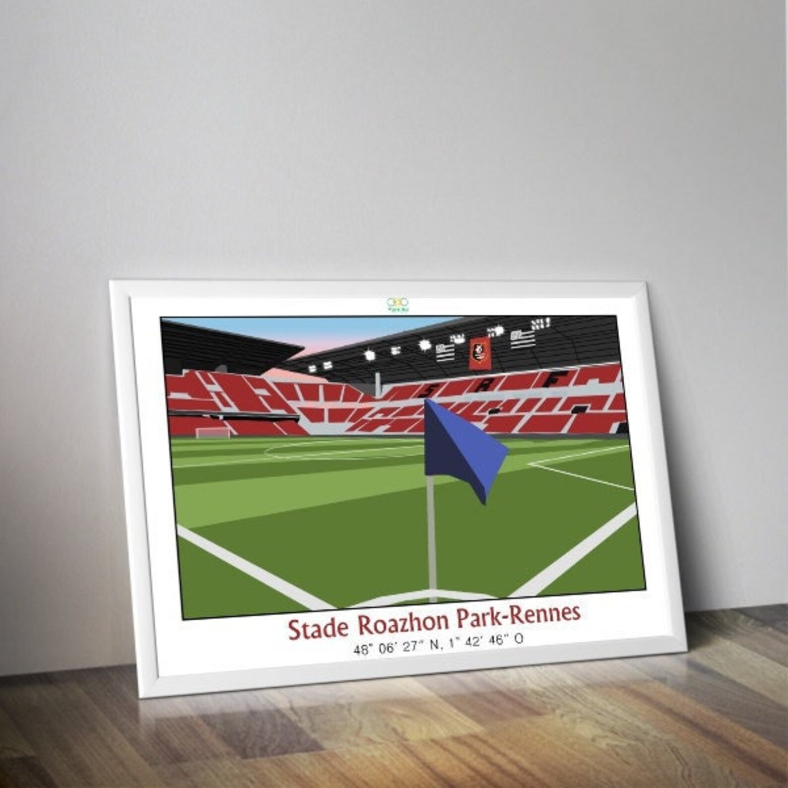 RENNES Football Stadium - Roazhon Park ® - Rennais - Etsy