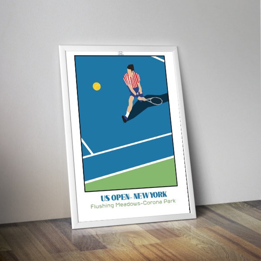 US OPEN I Tennis Player Poster USA I Tennis - Etsy