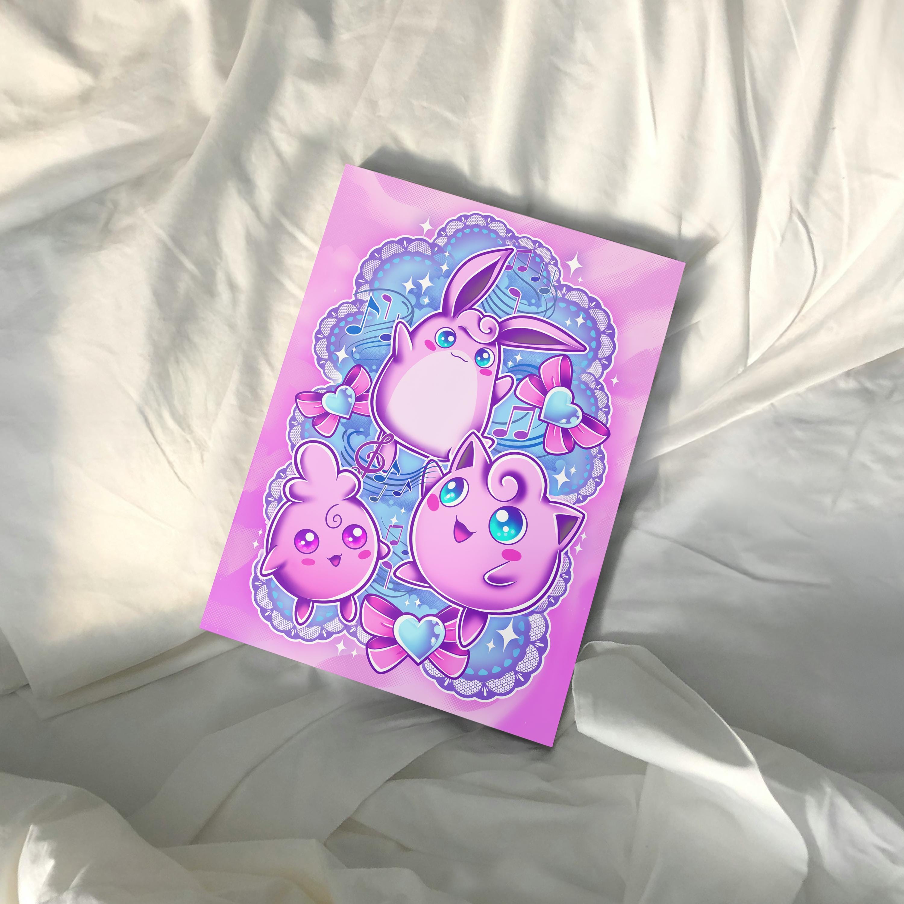 Igglybuff Evolution Poster, Anime Poster, Pokemon Poster, Manga Poster ...